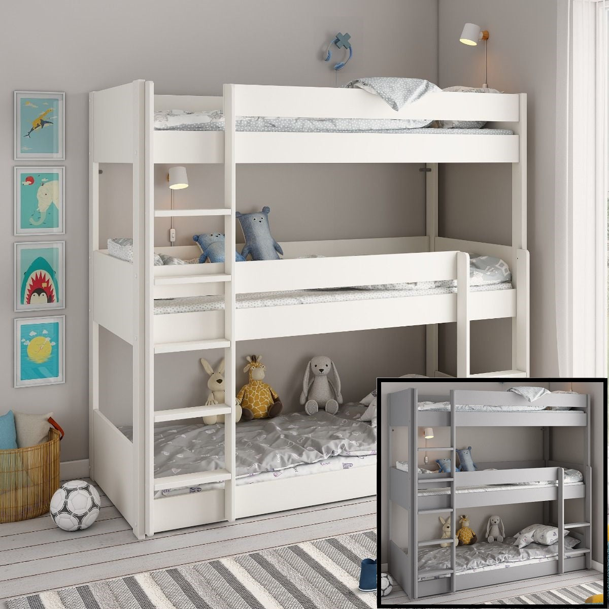 Shorty triple bunk bed store